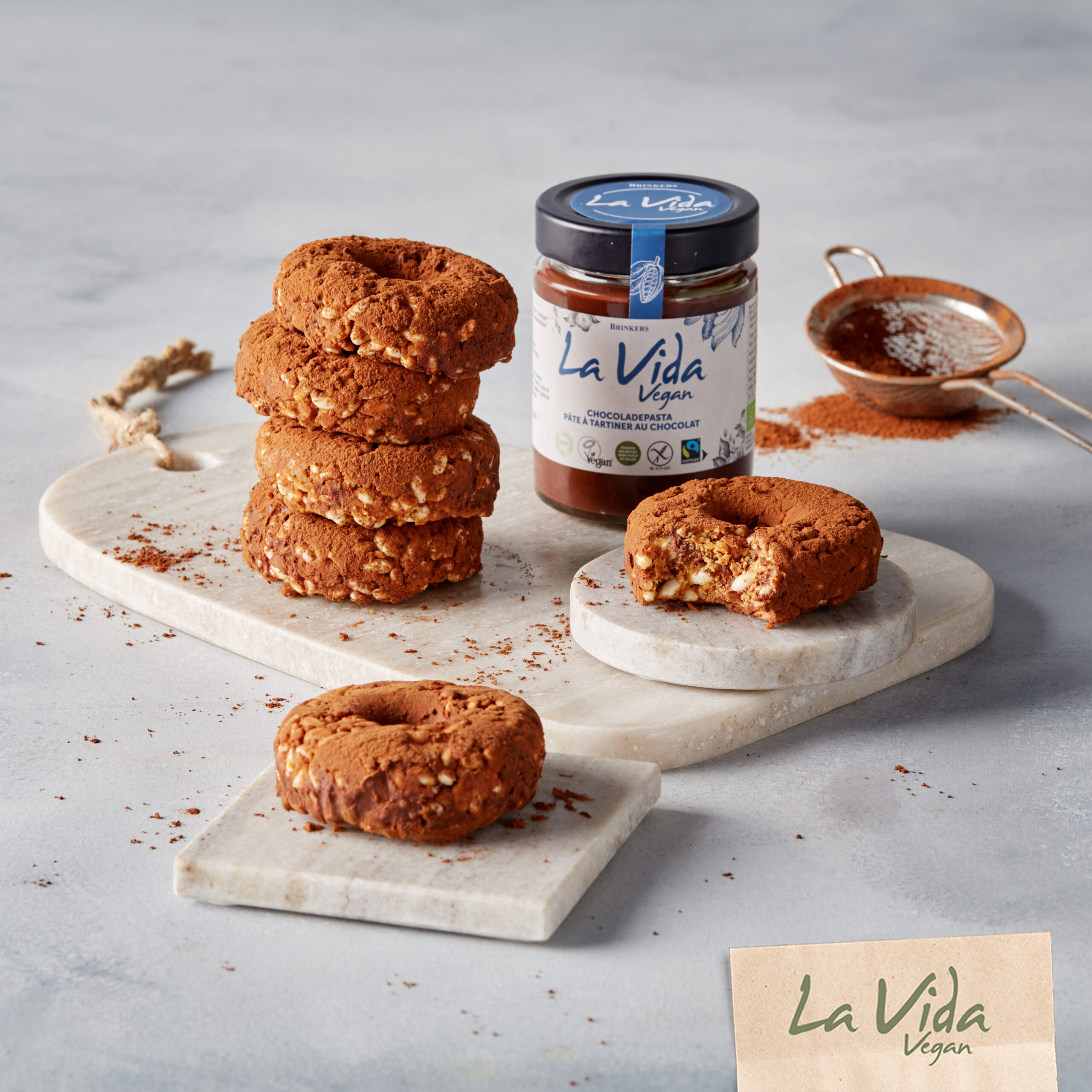 Puffed Rice Donuts – La Vida Vegan